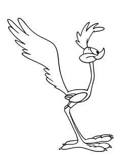 Road Runner Coloring Pages