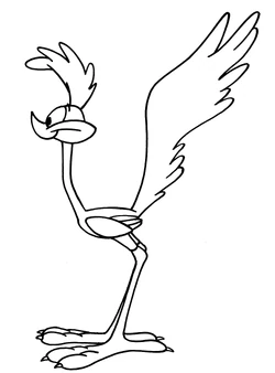 Road Runner Coloring Pages