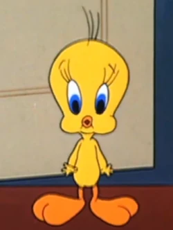 Tweety Bird Mad Face