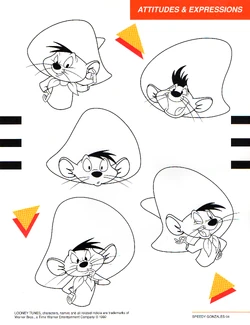 speedy gonzalez coloring pages