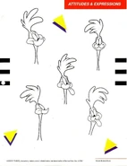 Road Runner/Gallery/Model Sheets and Style Guides | Looney Tunes Wiki ...