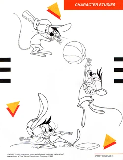 speedy gonzalez coloring pages