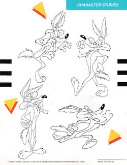 wile e coyote coloring book