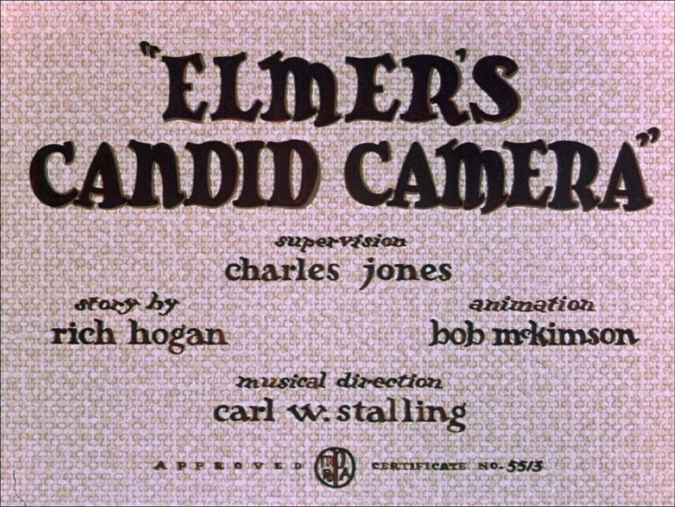 Elmer's Candid Camera | Looney Tunes Wiki | Fandom