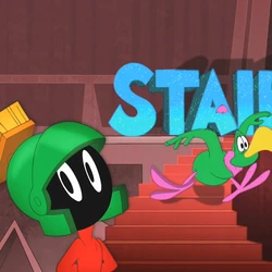 Marvin The Martian Scared