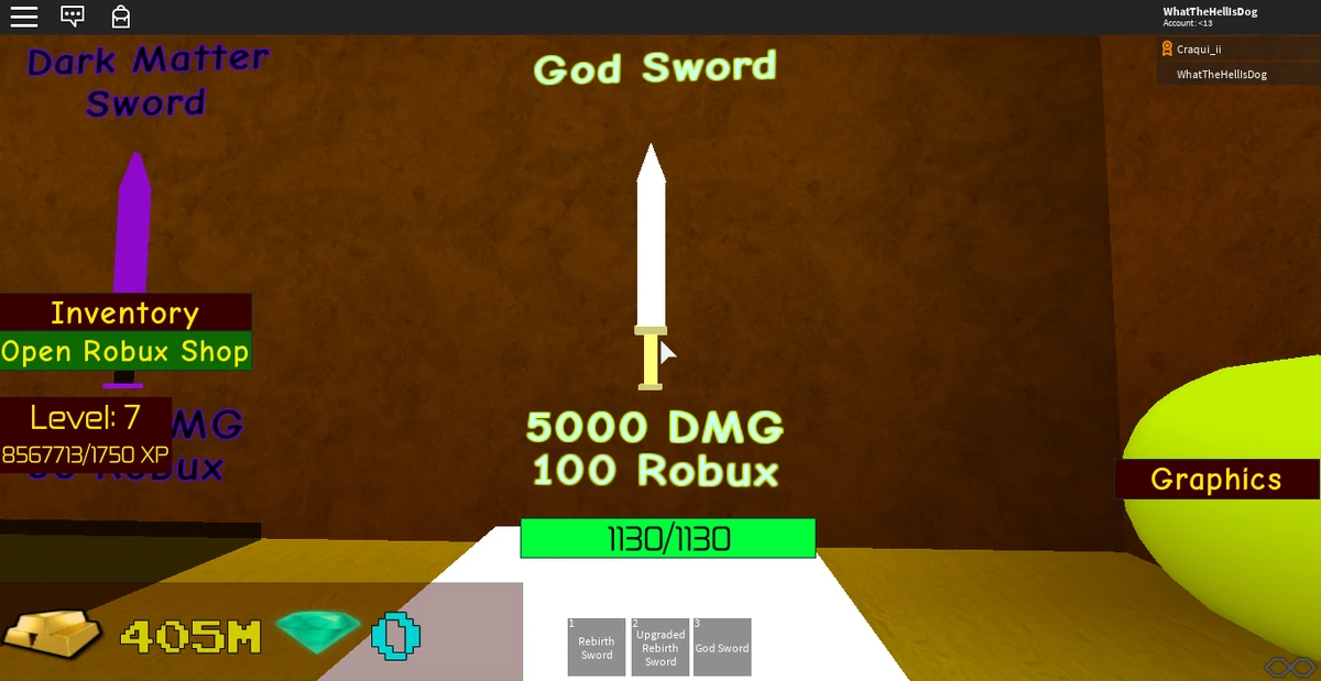God Sword | LootCraft 2 Roblox Wiki | Fandom