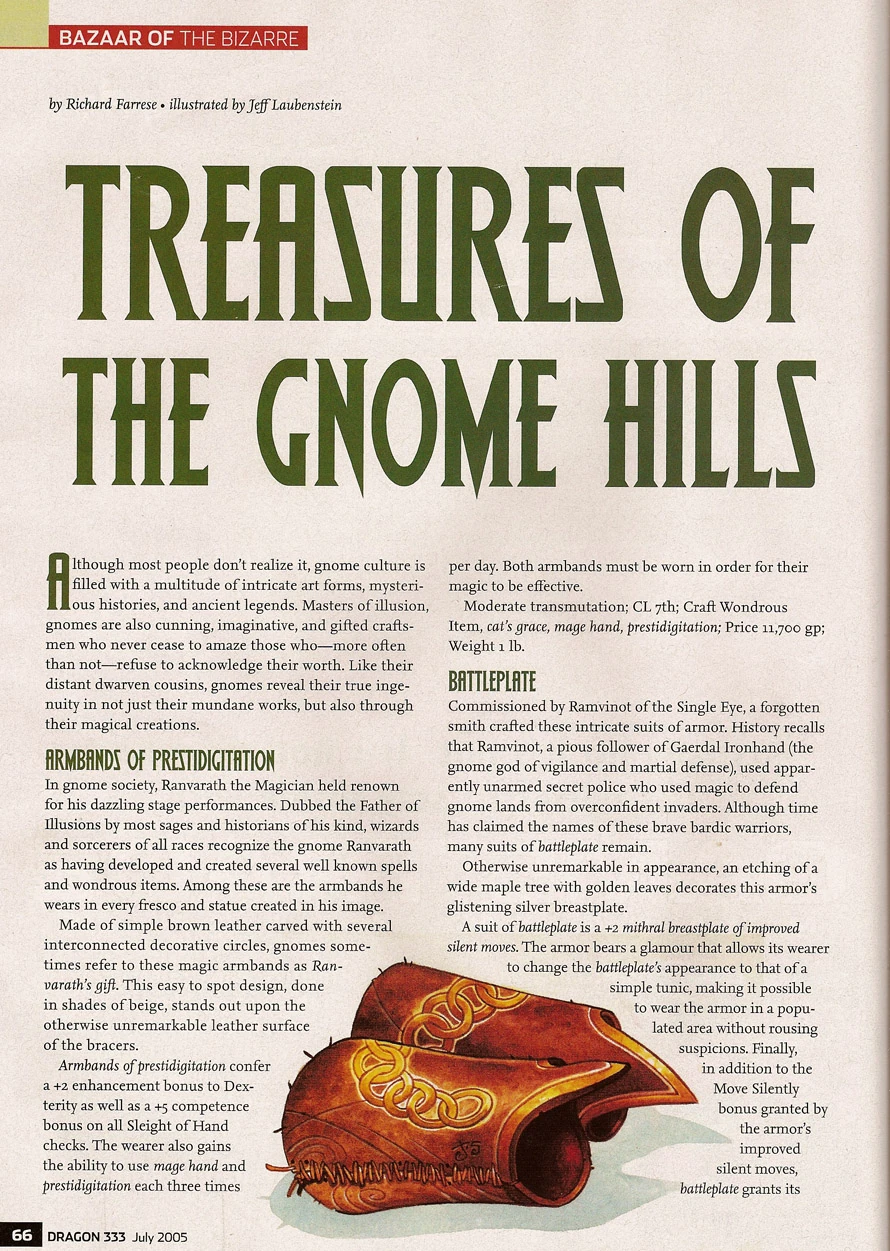 Gnome Equipment | Lorald Wiki | Fandom