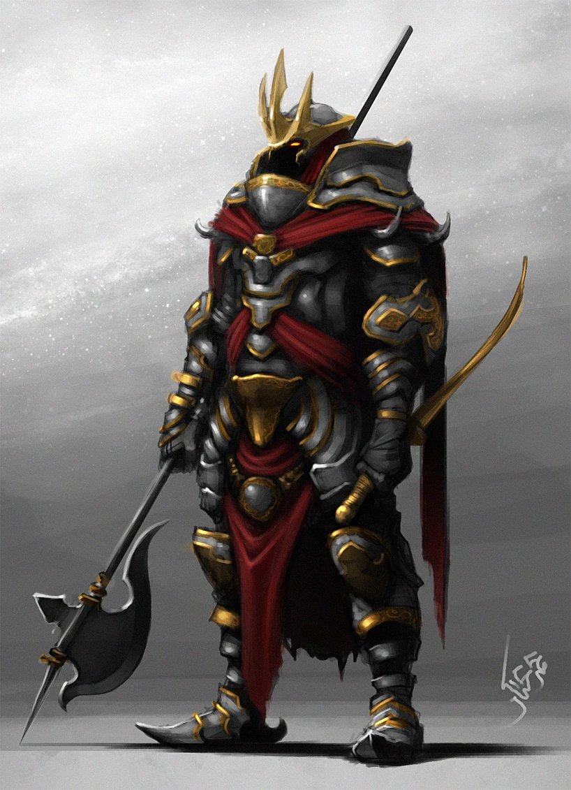 Evil Knight Concept Art