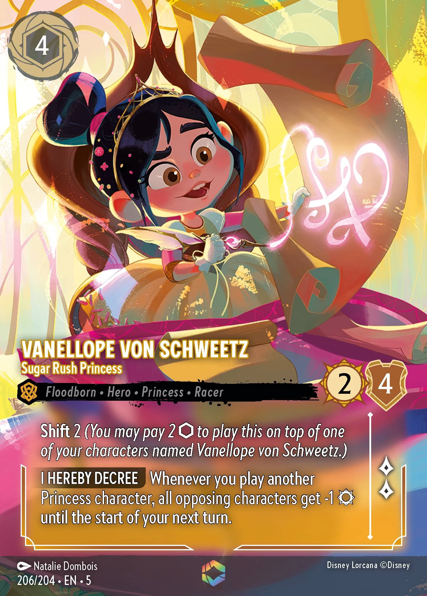vanellope von schweetz princess coloring page