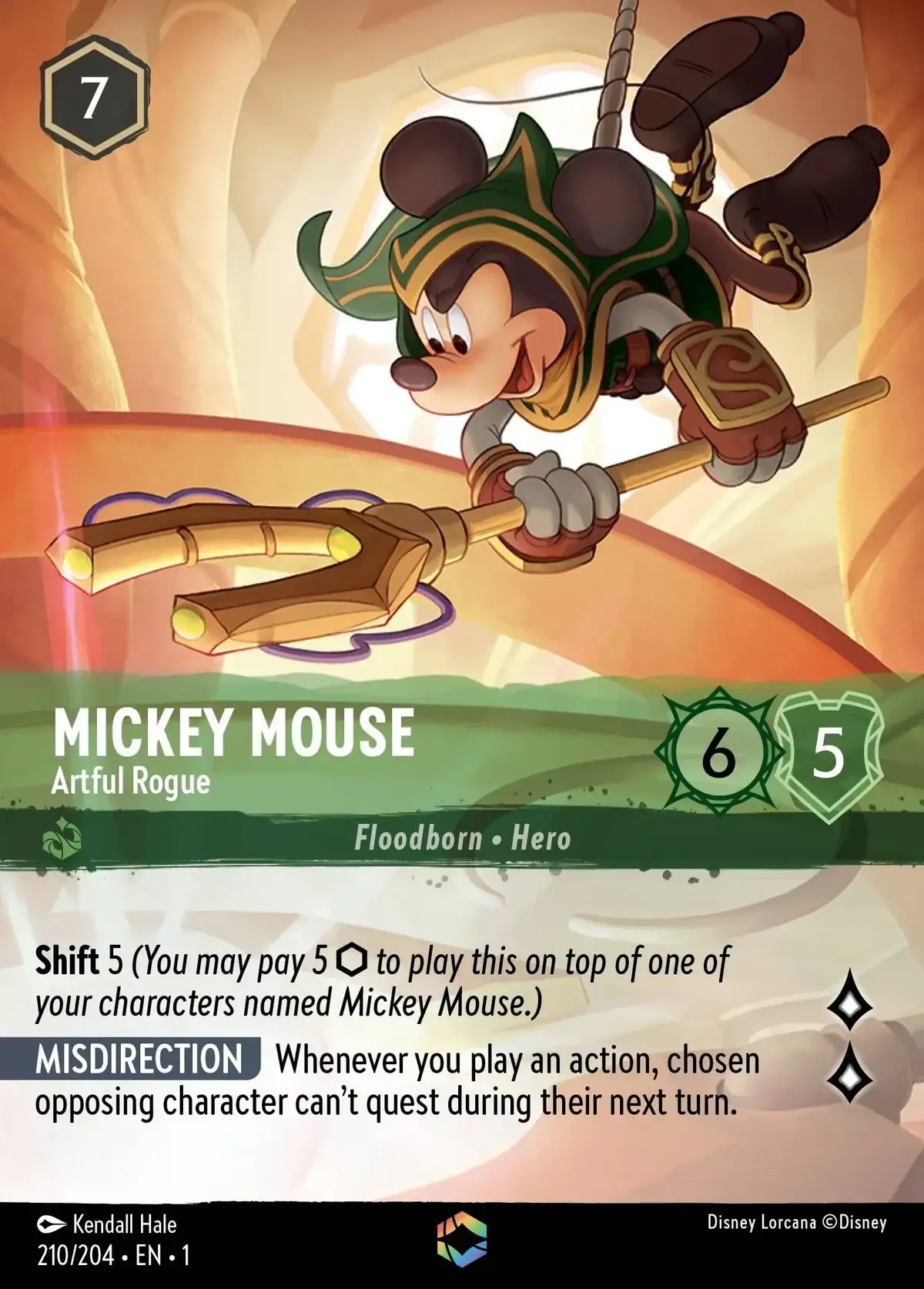 Mickey Mouse - Artful Rogue (Enchanted) | Lorcana Wiki | Fandom