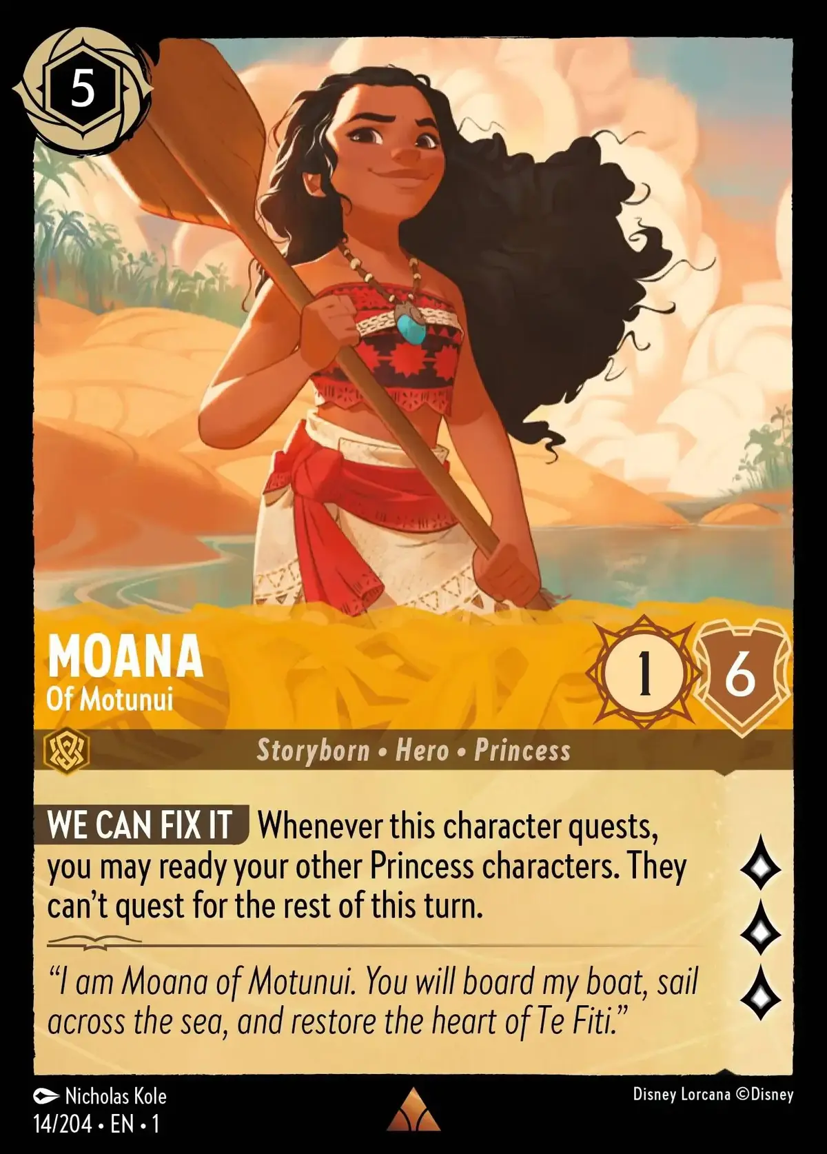 Moana - Of Motunui | Lorcana Wiki | Fandom