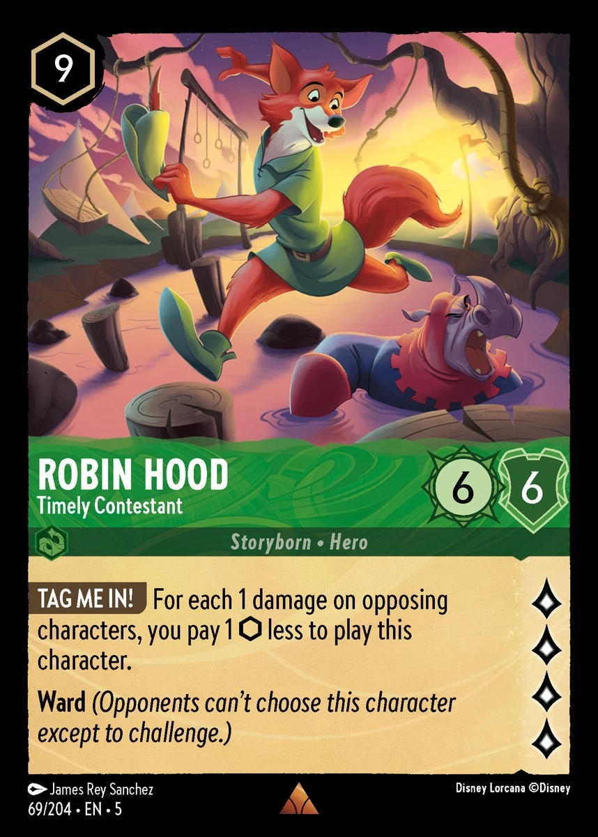 Robin Hood - Timely Contestant | Lorcana Wiki | Fandom