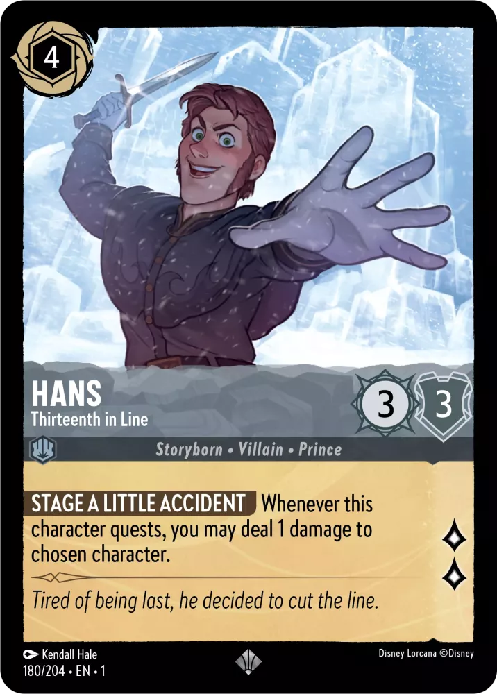 Hans - Thirteenth in Line | Lorcana Wiki | Fandom