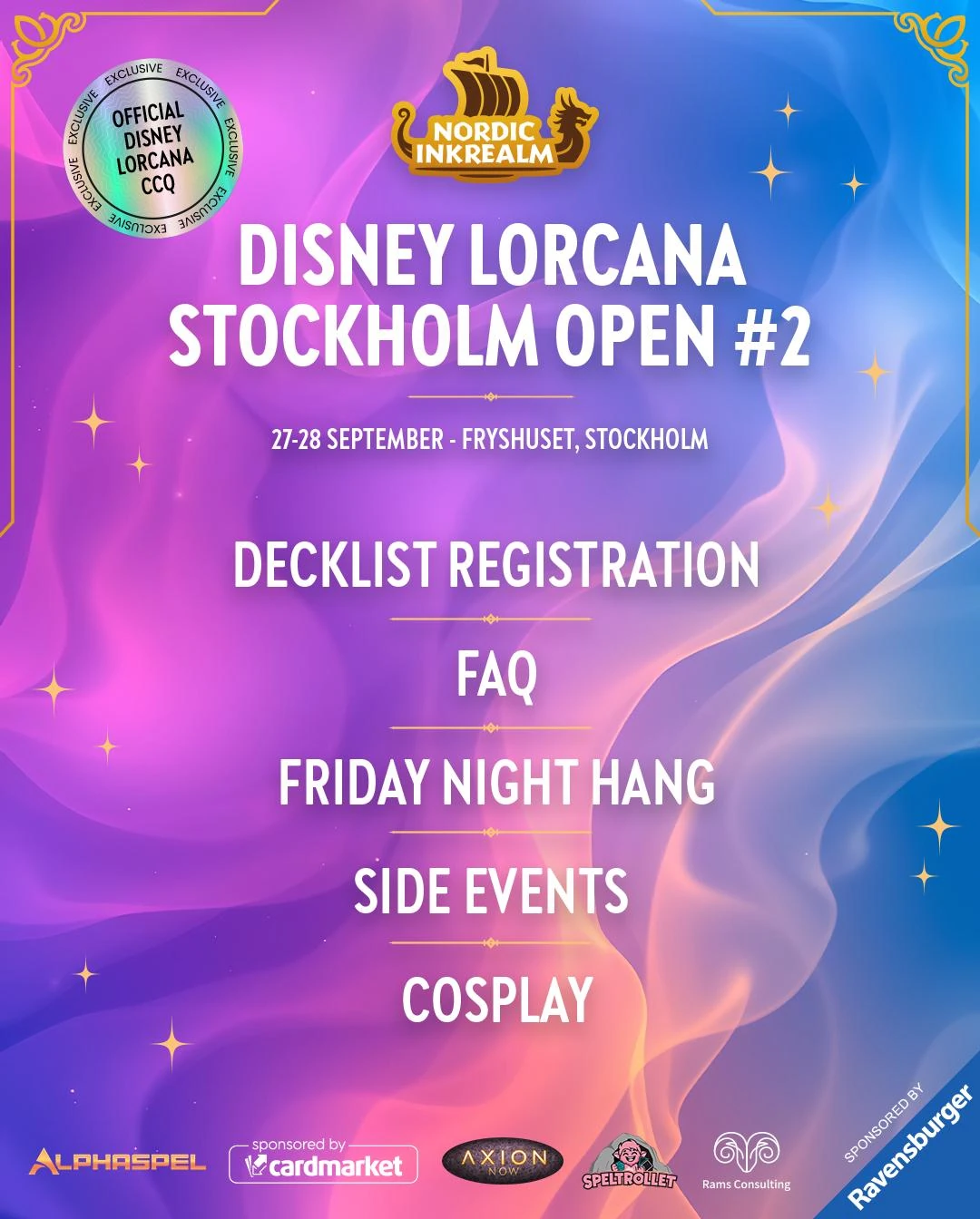 CCQ Stockholm 2025 | Lorcana Wiki | Fandom