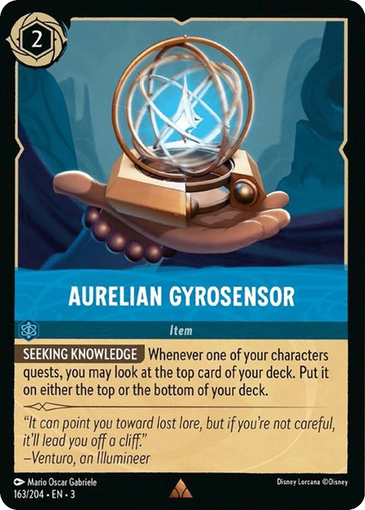 Aurelian Gyrosensor | Lorcana Wiki | Fandom