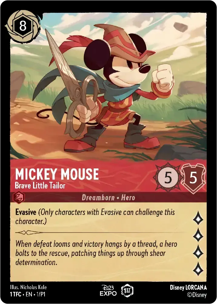 Mickey Mouse - Brave Little Tailor | Lorcana Wiki | Fandom