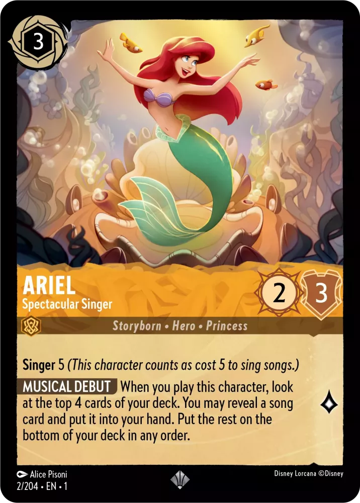 Ariel - Spectacular Singer | Lorcana Wiki | Fandom