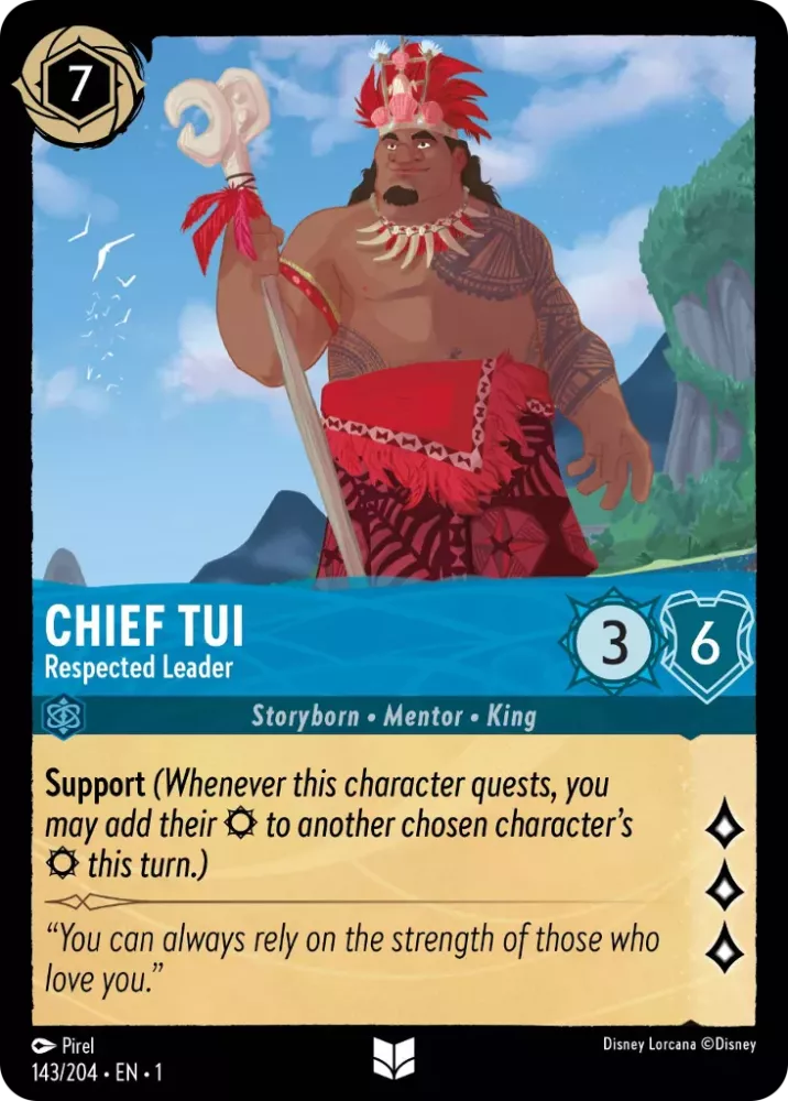 Chief Tui - Respected Leader | Lorcana Wiki | Fandom