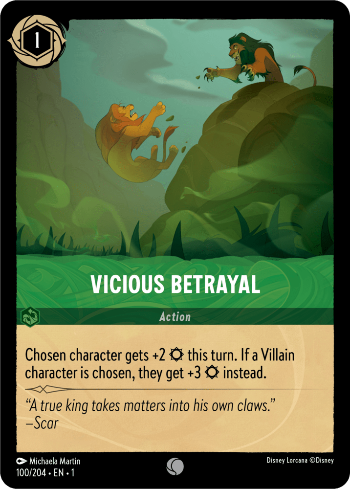 Vicious Betrayal | Lorcana Wiki | Fandom