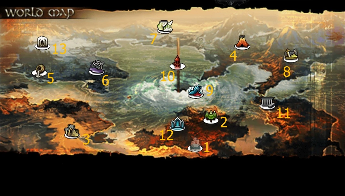 World Map | Lord of Apocalypse Wiki | Fandom