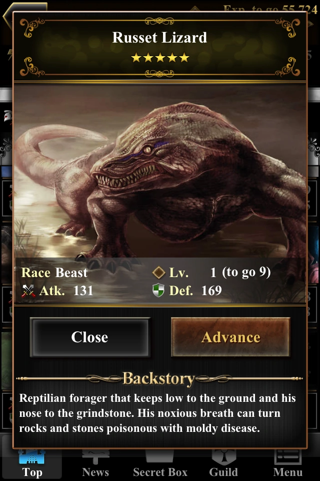 Russet Lizard | Lord of the Dragons Wiki | Fandom