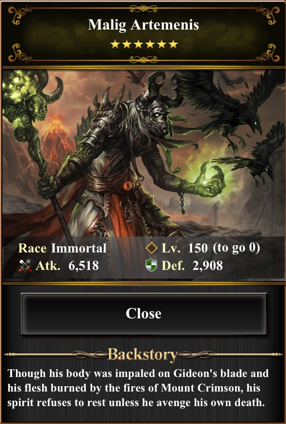 Malig Artemenis | Lord of the Dragons Wiki | Fandom