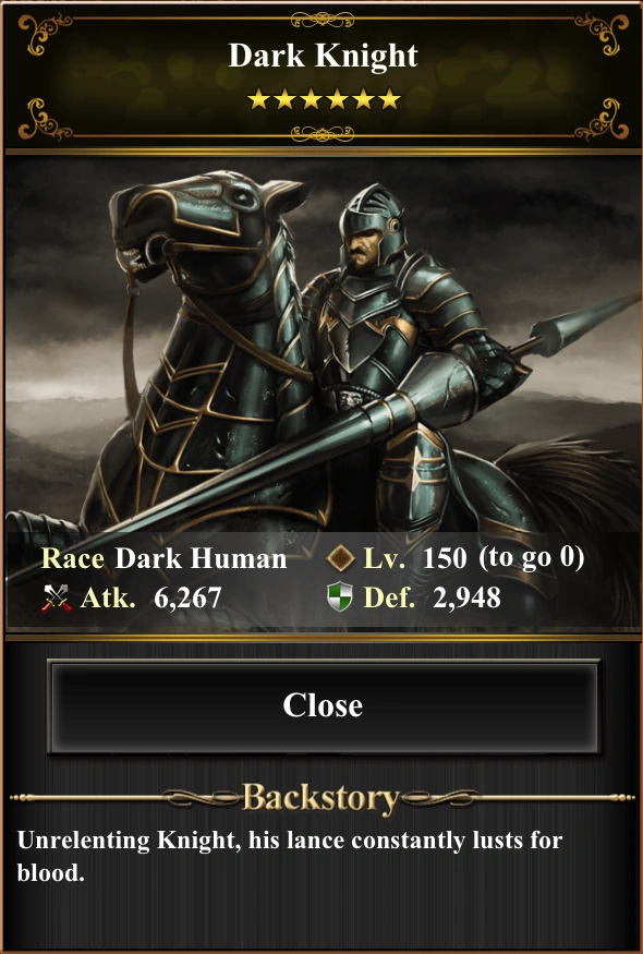 Dark Knight | Lord of the Dragons Wiki | Fandom