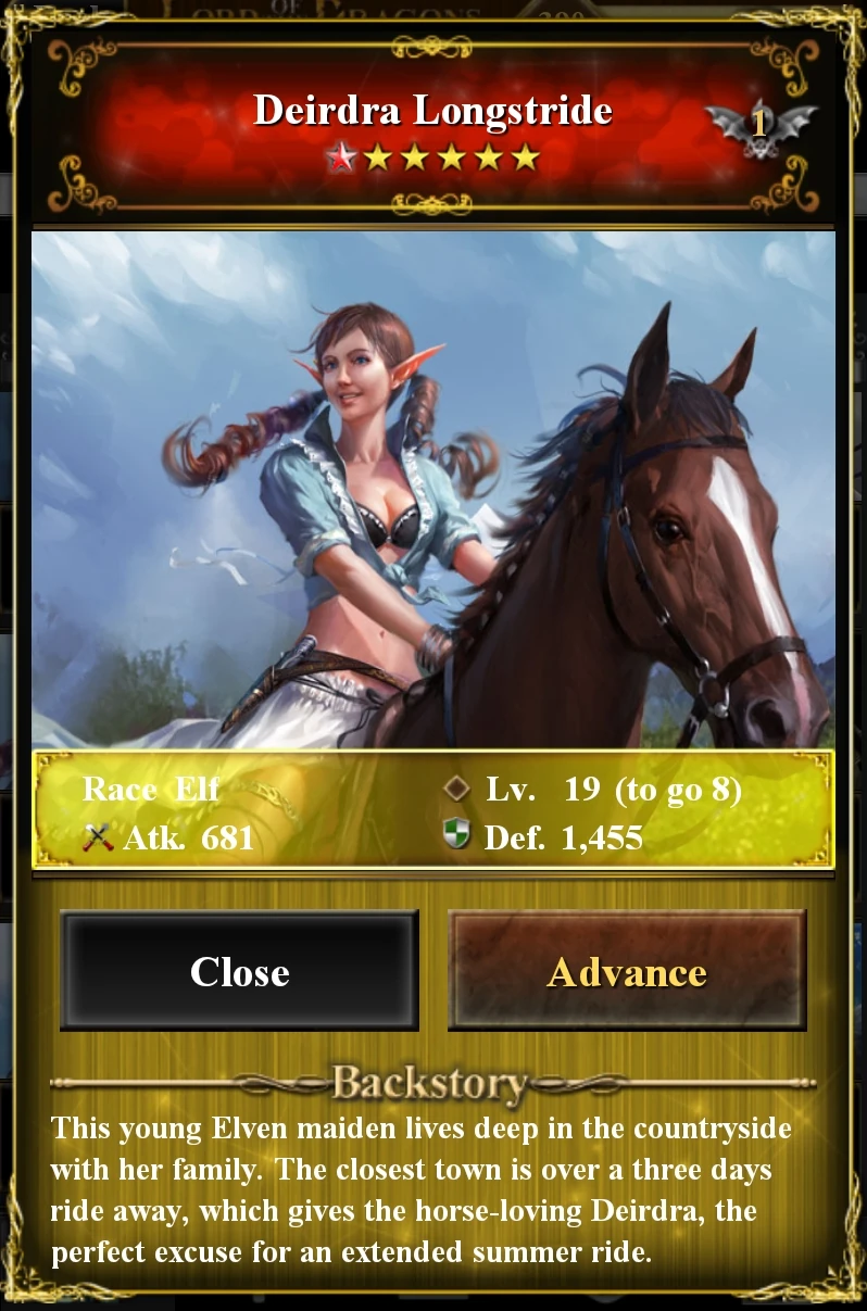 Deirdra Longstride (Evolution I) | Lord of the Dragons Wiki | Fandom