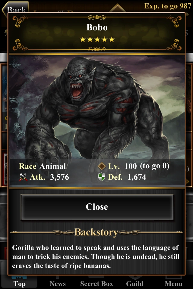 Bobo | Lord of the Dragons Wiki | Fandom