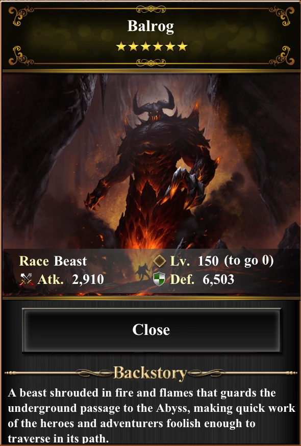 Balrog | Lord of the Dragons Wiki | Fandom