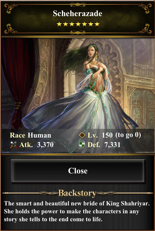 Scheherazade | Lord of the Dragons Wiki | Fandom