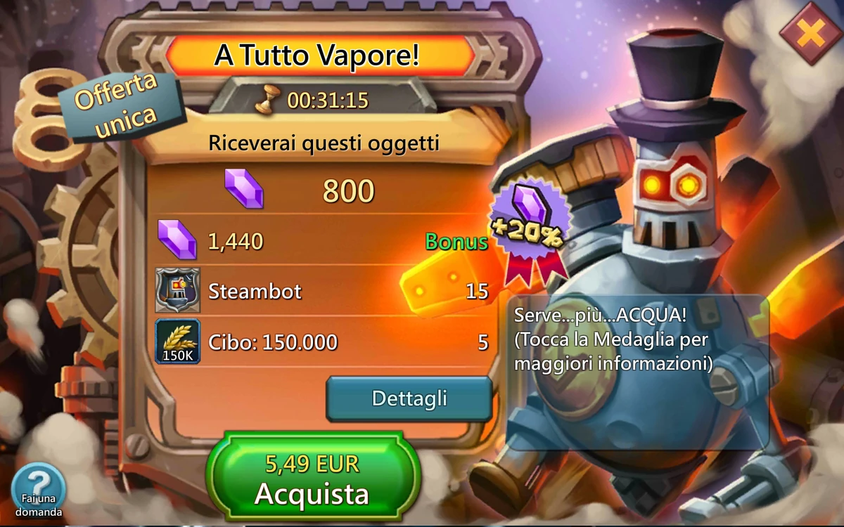 Steambot | Lords Mobile Italia Wiki | Fandom