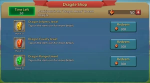 Dragon Arena/Dragite Shop | Lords Mobile Wiki | Fandom