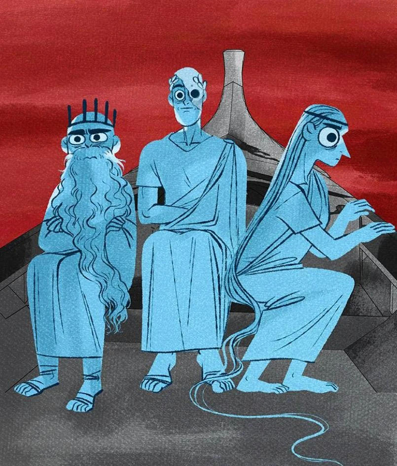 Aiakos, Minos, and Rhadamanthus | Lore Olympus Wiki | Fandom