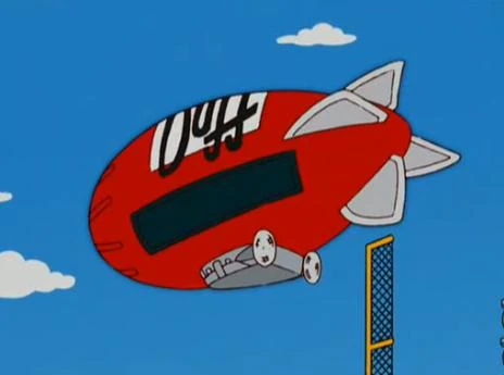 Duff Blimp | Simpson Wiki en Español | Fandom