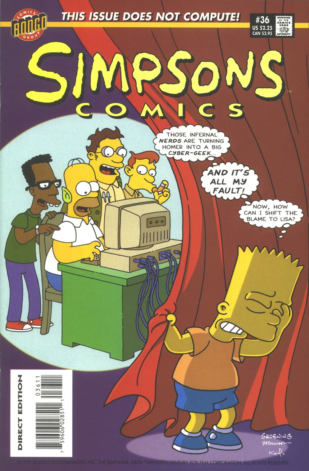 Simpsons Comics 36 | Simpson Wiki en Español | Fandom