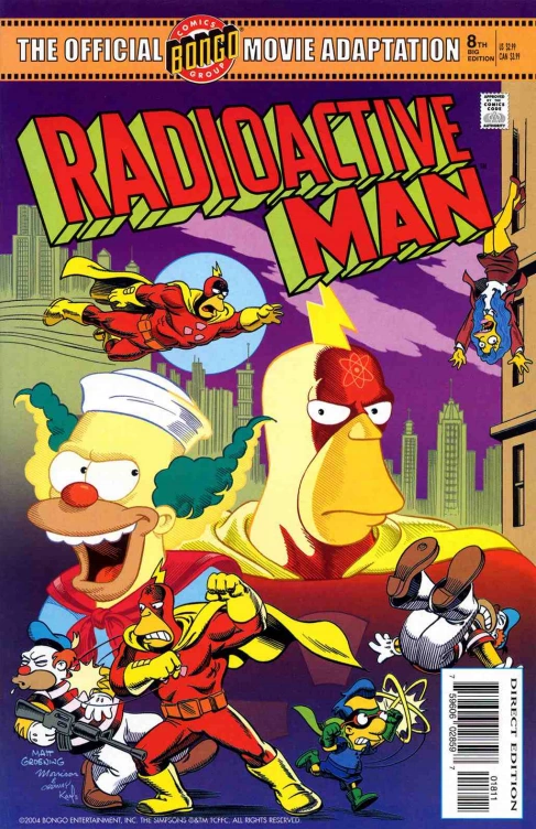 Radioactive Man The Official Movie Adaption 8th Big Edition | Simpson ...