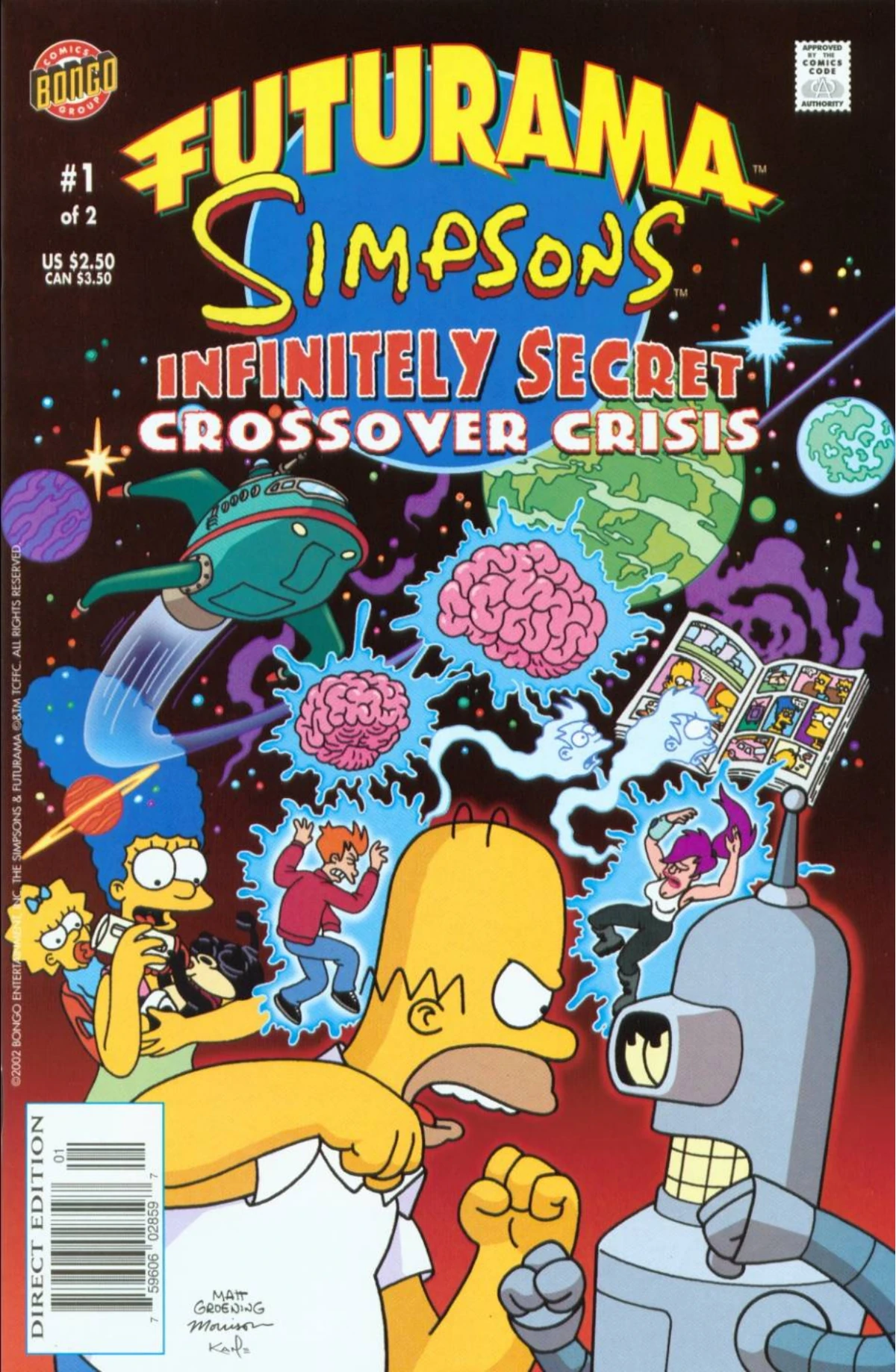 Crossover De Los Simpsons Y Futurama The Simpsons And Family Guy