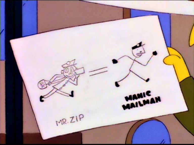 Manic Mailman | Simpson Wiki en Español | Fandom