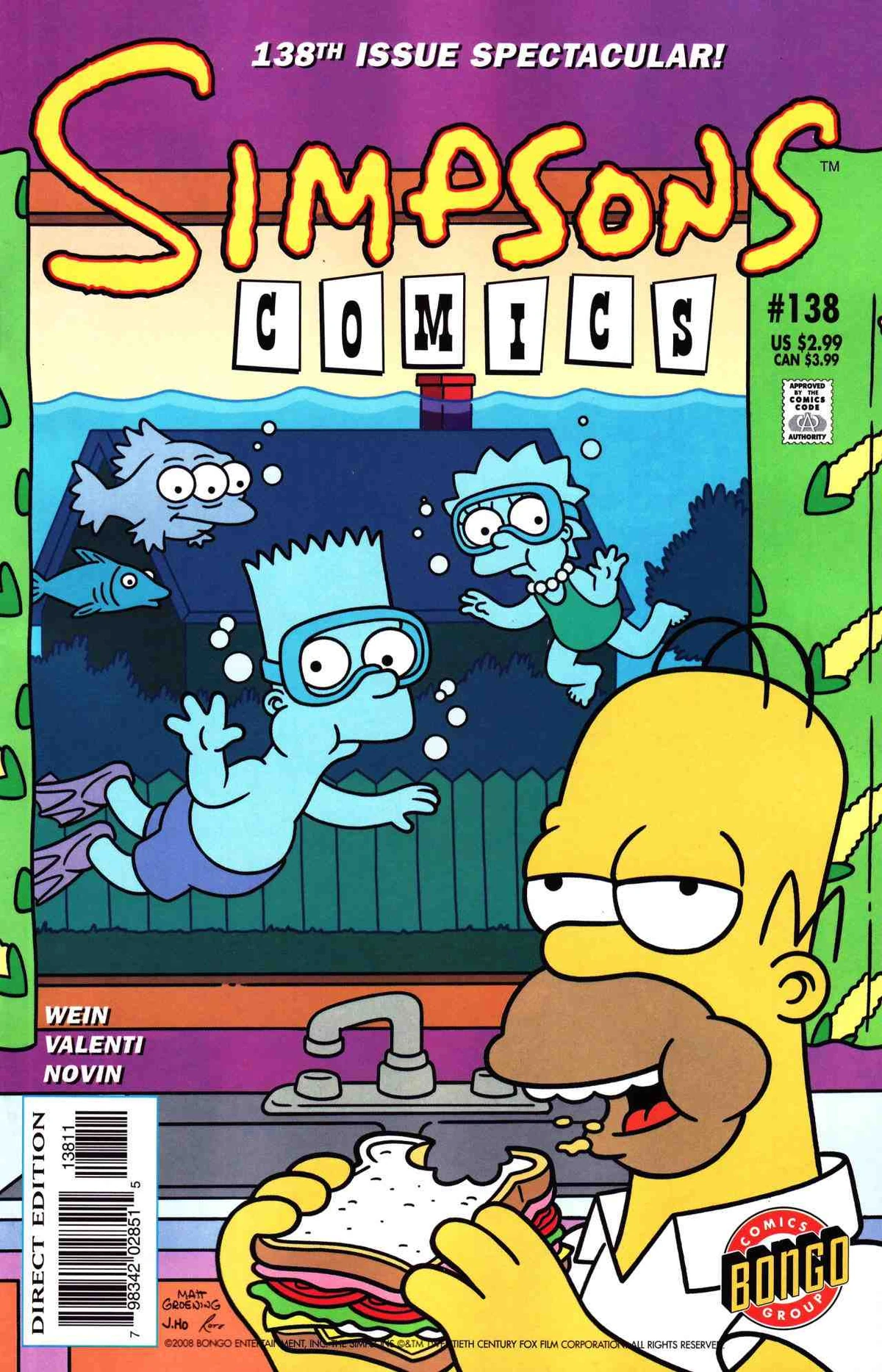 Simpsons Comics 138 | Simpson Wiki en Español | Fandom