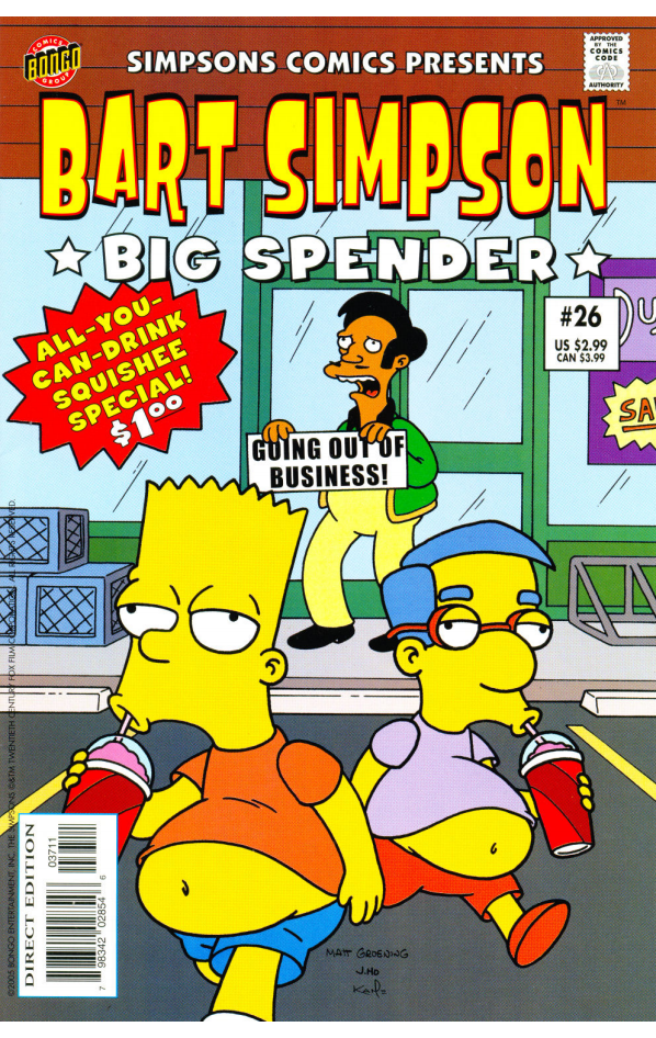 Bart Simpson Comics 26 Simpson Wiki En Español Fandom