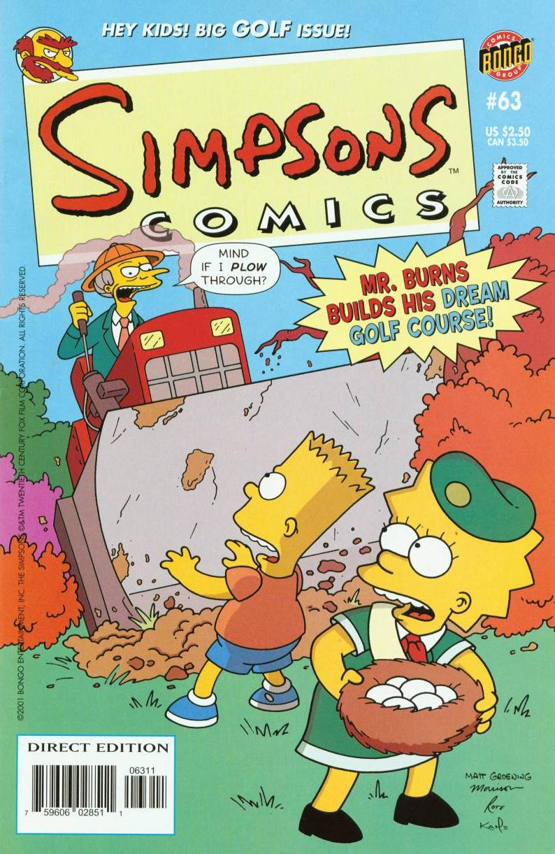 Simpsons Comics 63 | Simpson Wiki en Español | Fandom Simpsons Comics 63 | Simpson Wiki en Español | Fandom
