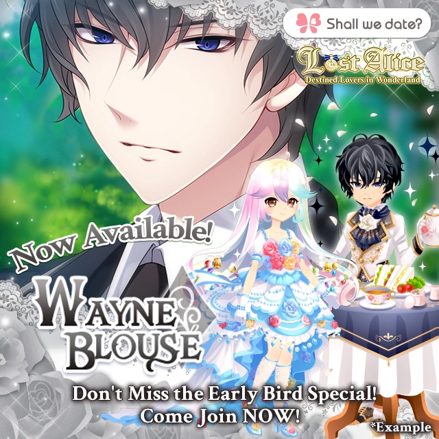 Early Bird Offer: Wayne Blouse | Lost Alice In Wonderland: Shall We ...