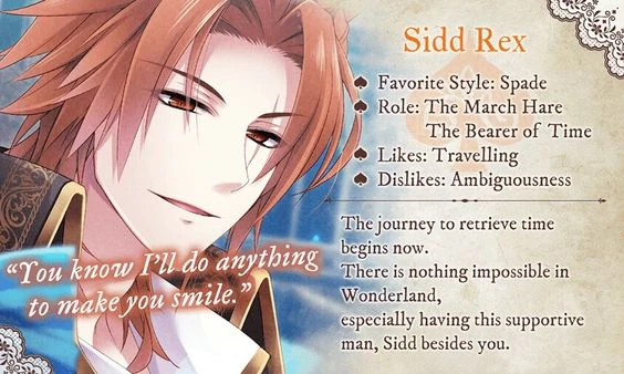Sidd Rex | Lost Alice In Wonderland: Shall We Date? Wiki | Fandom