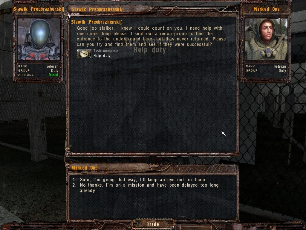 Find the Duty recon unit | Lost Alpha Wiki | Fandom