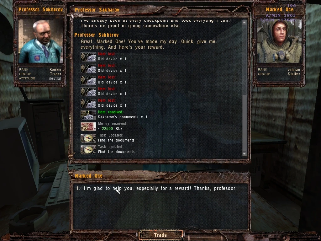 Sakharov's documents | Lost Alpha Wiki | Fandom