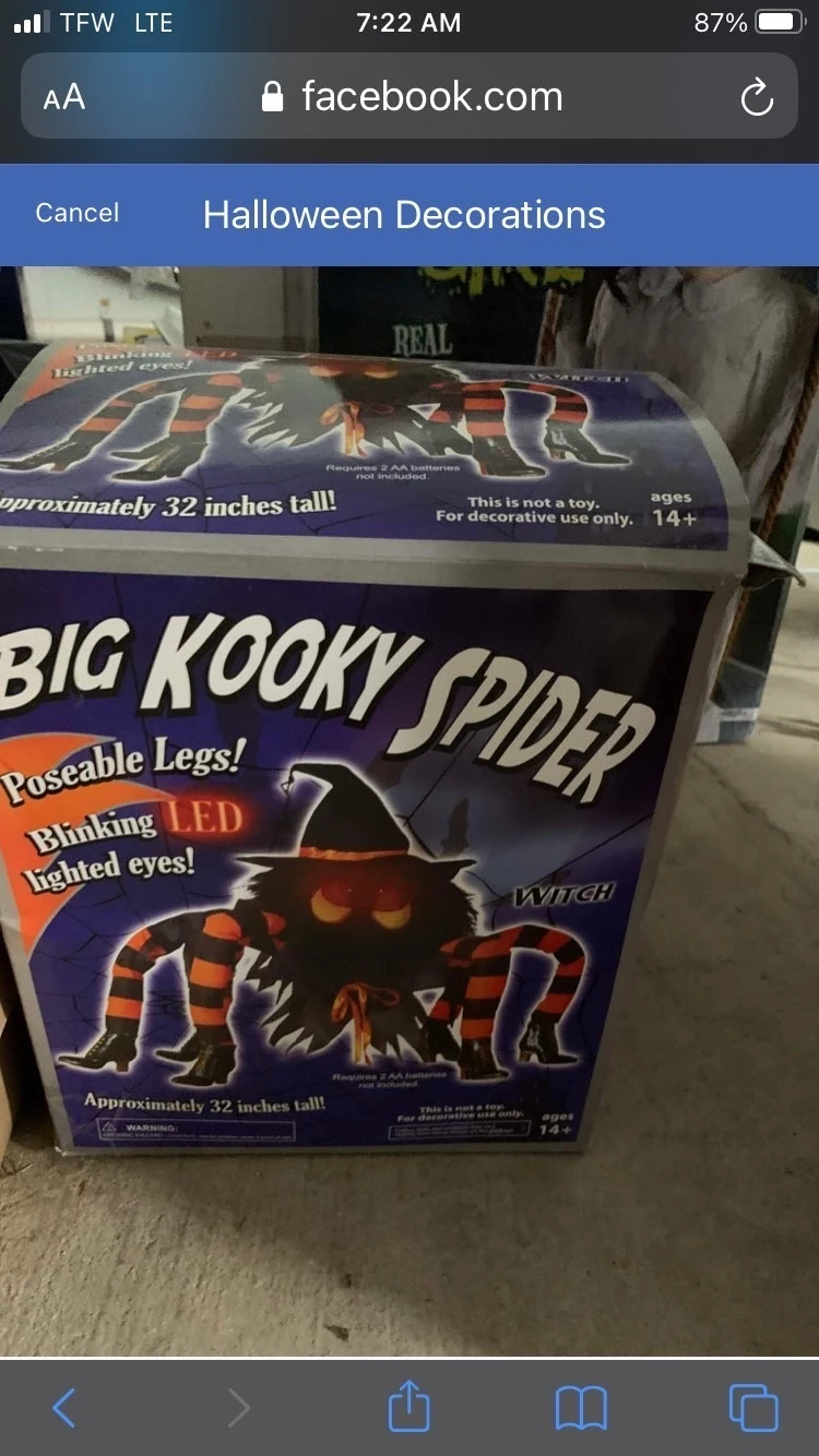 Big Kooky Spider | Lost Animatronics Wiki | Fandom