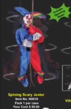 Spinning Scary Jester | Lost Animatronics Wiki | Fandom