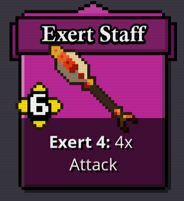 Exert Staff | Lost For Swords Wiki | Fandom