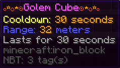 Golem Cube | Lost Lands Redux (Minecraft Server) Wiki | Fandom